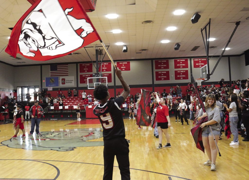 Okmulgee High School Holds Homecoming Assembly, Parade