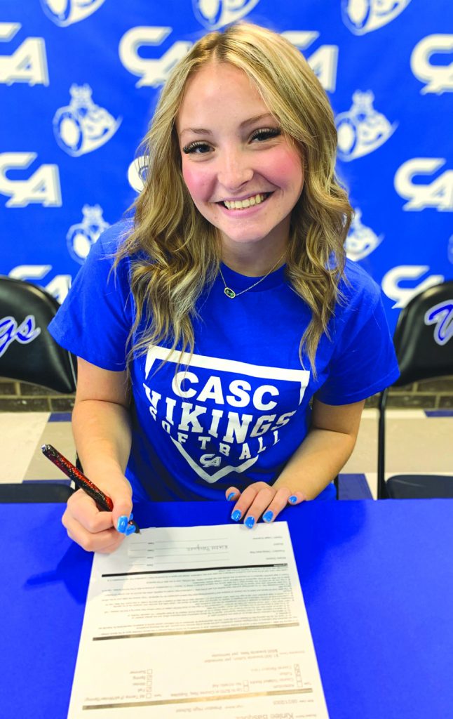 Preston Softball Star Signs with Carl Albert