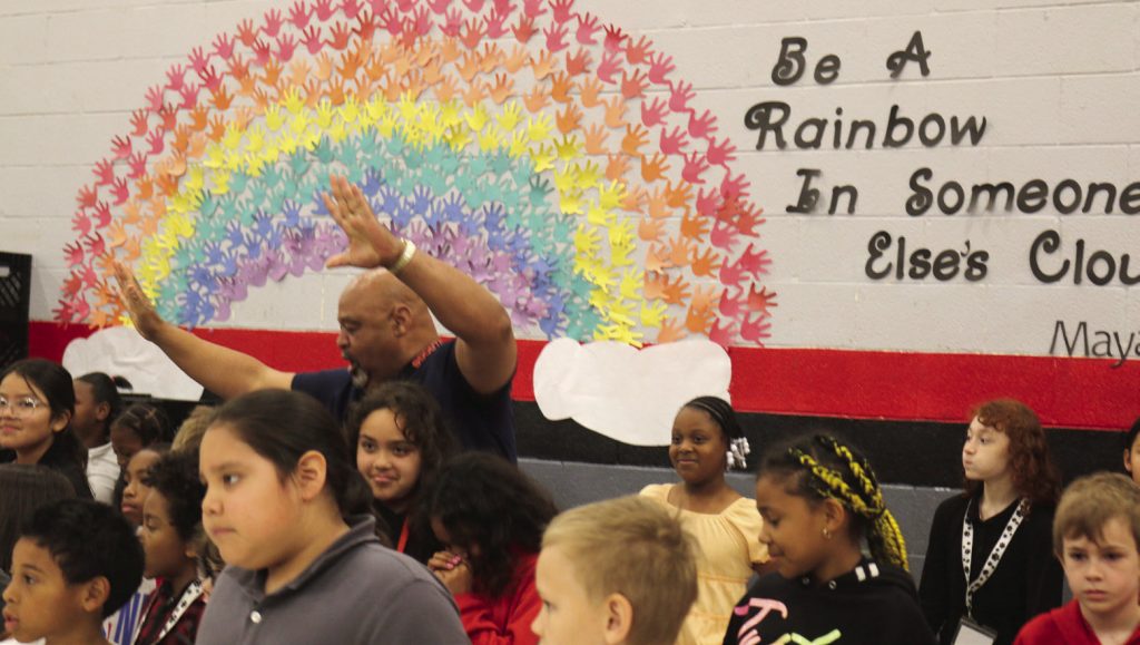 Okmulgee Primary Holds Pep Assembly to Motivate Students for Testing