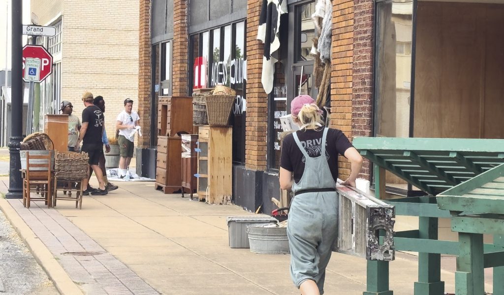 Filming Underway in Downtown Okmulgee